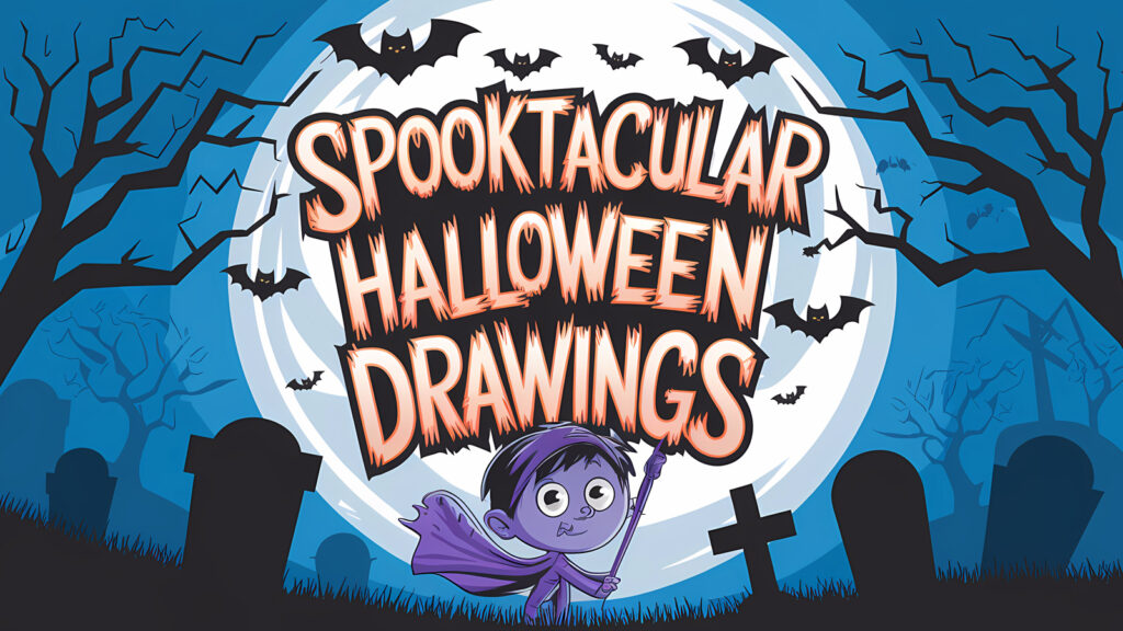 Halloween Drawing Ideas: 60 Spooktacular Designs for Kids and Adults! 🎃 ...