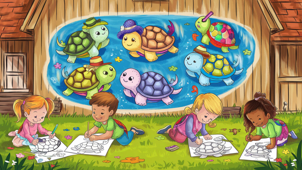 Turtle Coloring Pages: Fun Free Printables for Kids! 🐢 - Children ...