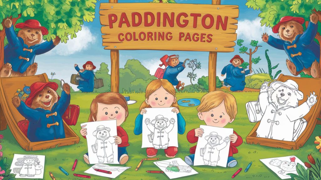 Paddington Coloring Pages- Free Printable PDFs 🐻 - Children Coloring Pages