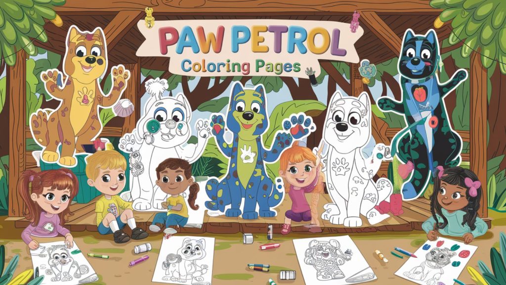 Paw Petrol Coloring Pages 🐾 Free Printables For Children - Children ...