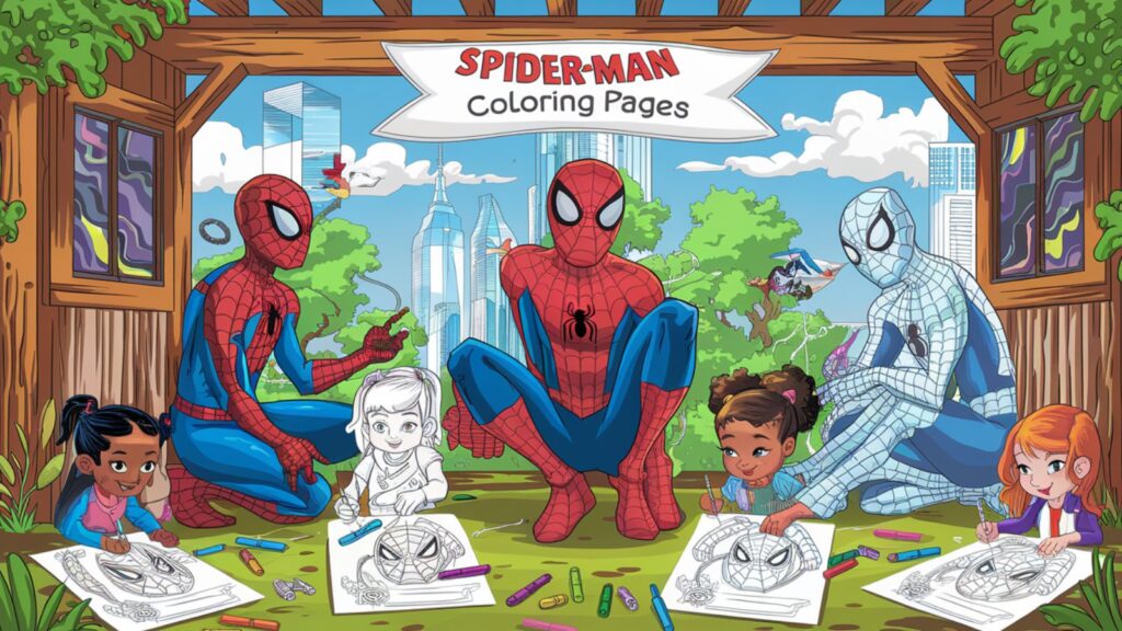 Spider-Man Coloring Pages 🕷️: Free Printables For Kids - Children ...