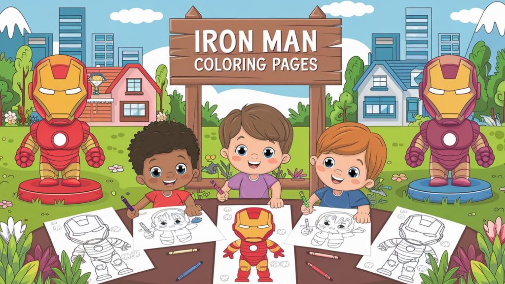 Iron Man Coloring Pages - Free Printable PDFs For Kids 🦸‍♂️👨🖍 ...