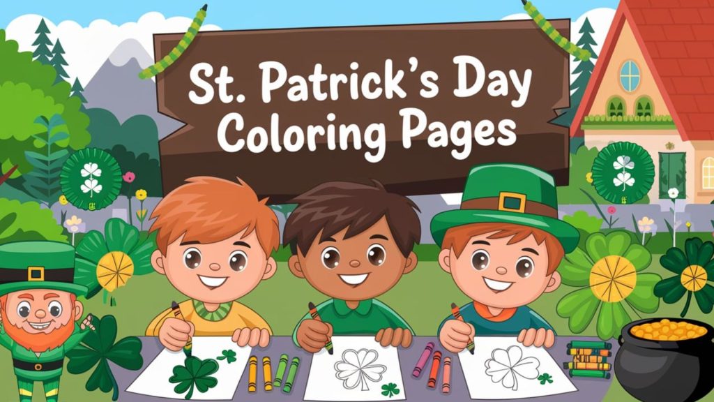 St. Patrick's Day Coloring Pages - Free PDF Printables For Kids 💒 🍀 ...