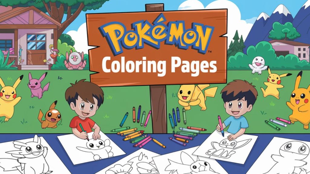 Pokémon Coloring Pages - Free PDF Printables For Kids 🐱‍🏍️🌟 - Children ...