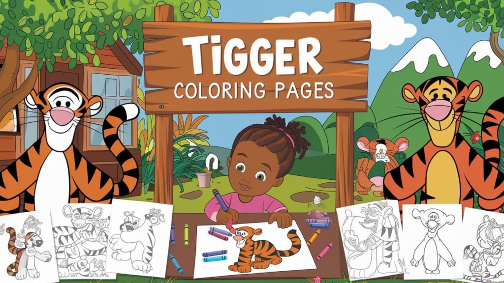 Tigger Coloring Pages - Free PDF Printables For Kids 🐅 - Children ...