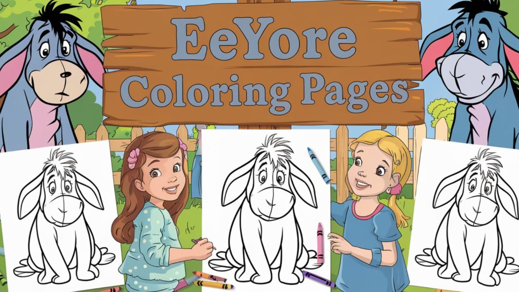 Eeyore Coloring Pages - Download Free PDF Printables 🐴🐾 - Children ...