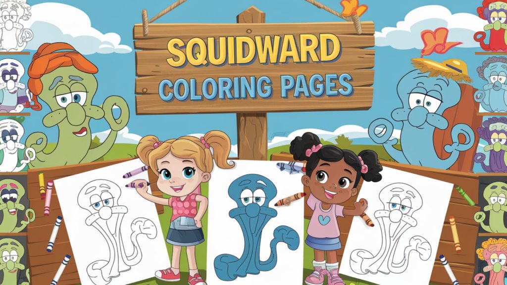 Squidward Coloring Pages - Download Free PDF Printables - Children ...