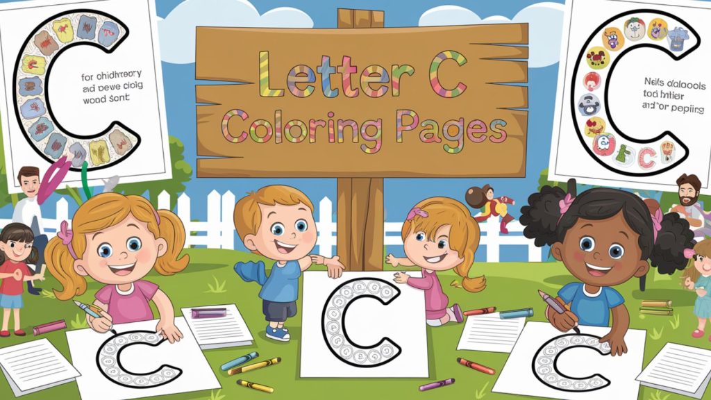 Letter C Coloring Pages - Free PDF Printables ©🔡🏫 - Children Coloring Pages