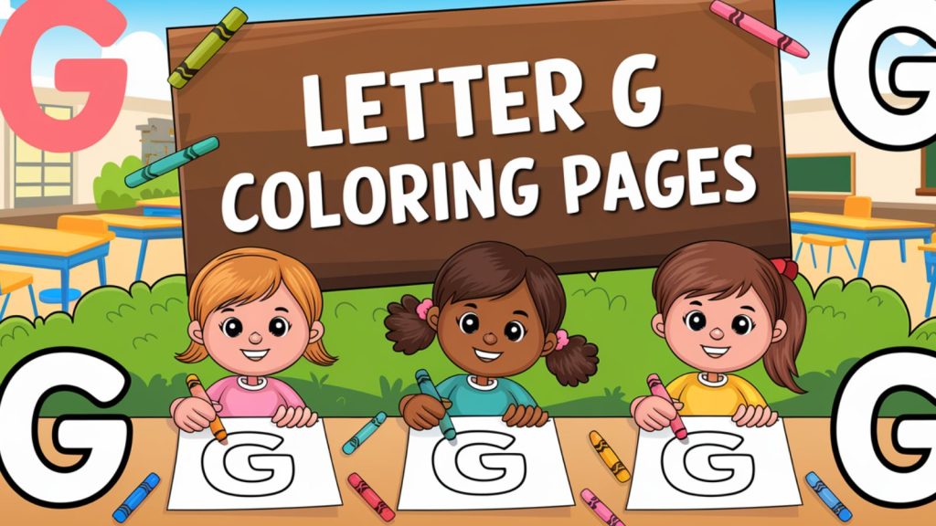 Letter G Coloring Pages - Free PDF Printables 📖 ️🅶 - Children Coloring ...