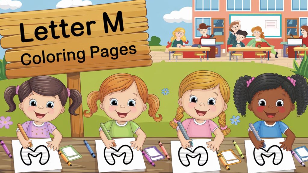 Letter M Coloring Pages - Download Free PDF Printables For Kids 🅼🖍️ ...