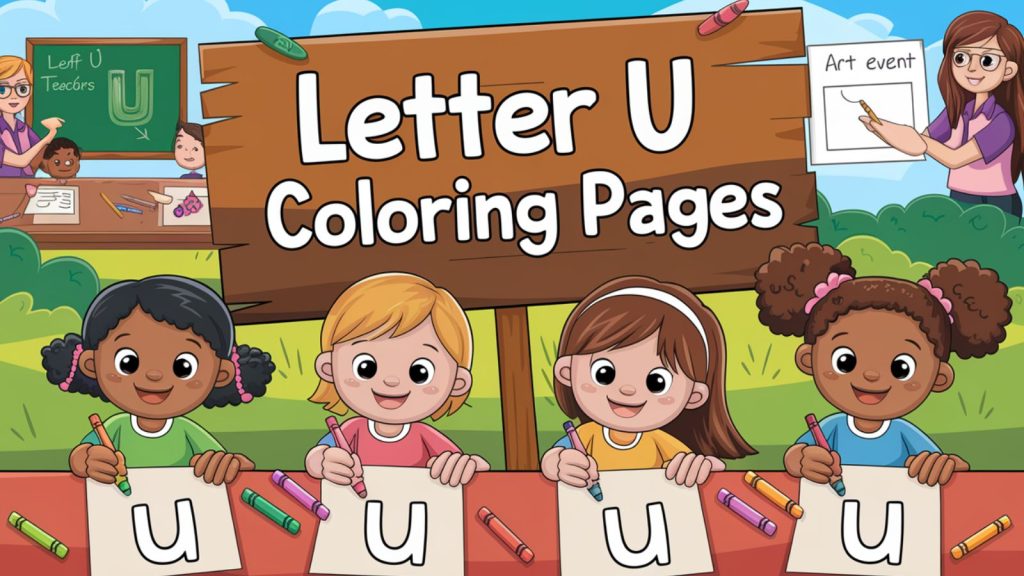 Letter U Coloring Pages - Free PDF Printables For Kids 🅤 - Children ...