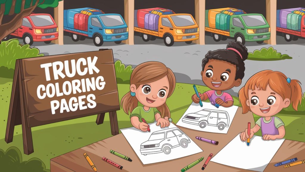 Truck Coloring Pages - Free PDF Printables For Kids 🚚🚚🚛 - Children ...