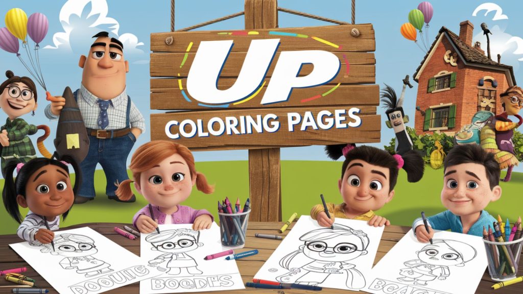 Up Coloring Pages - Download Free PDF Printables 🎈🏠 - Children Coloring ...