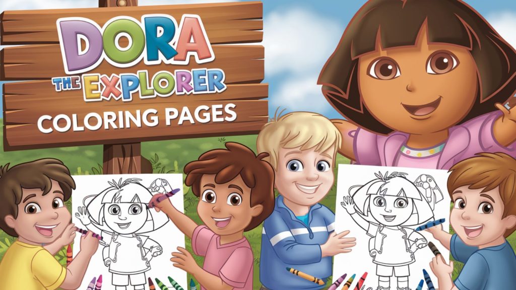 Dora The Explorer Coloring Pages - Free PDF Printables 🧭 🔎🧙‍♀️🐵 ...