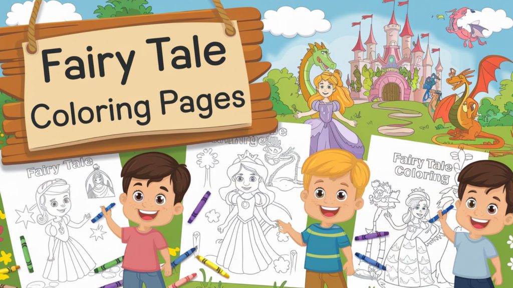 Fairy Tale Coloring Pages - Download Free PDF Printables 🧚‍♀️ 🧚‍♂️👸🏰 ...