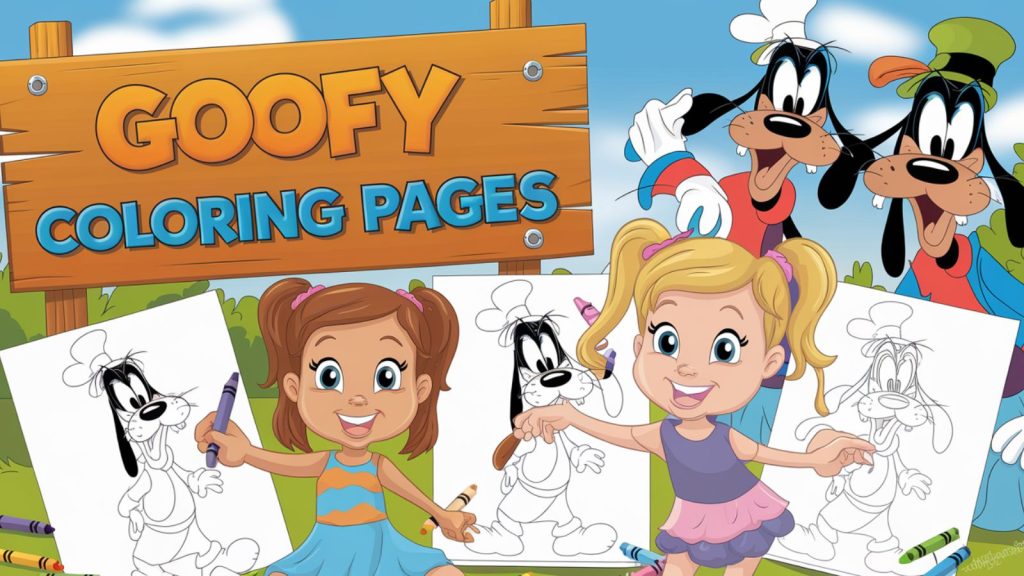 Goofy Coloring Pages - Downlod Free PDF Printables For Kids 🐕🌈🐕‍🦺🐶 ...