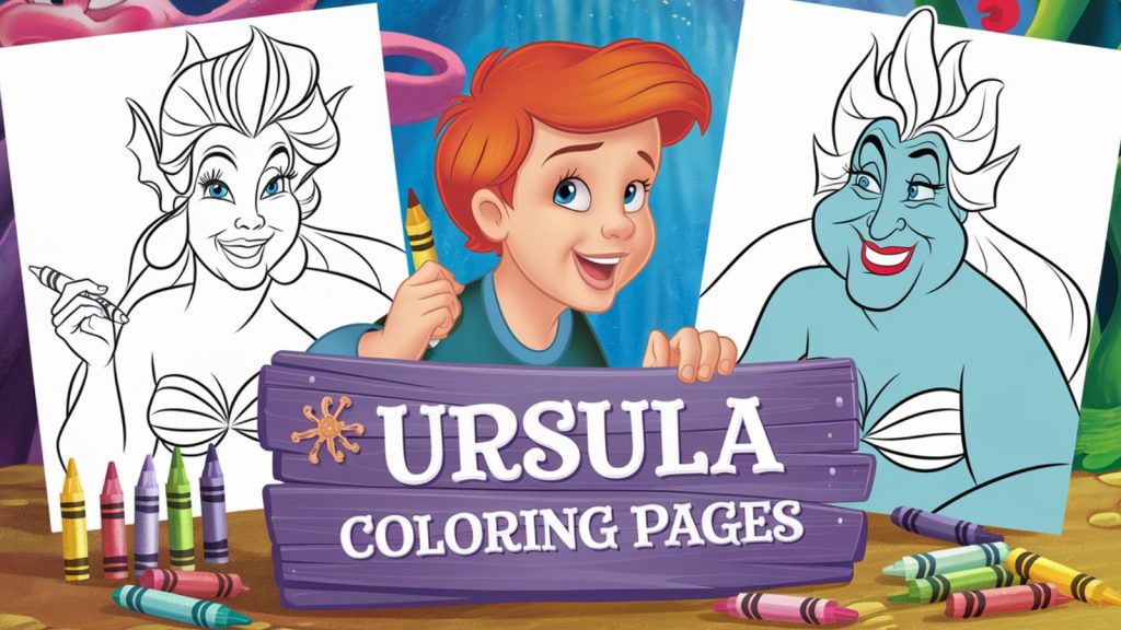 Ursula Coloring Pages - Download Free PDF Printables For Kids 🐙🛑📛 ...