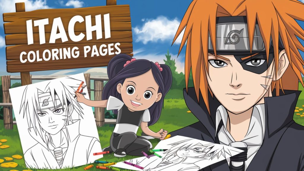 Itachi Coloring Pages - Free PDF Printables 🌓🖤🌌👁️ - Children Coloring Pages