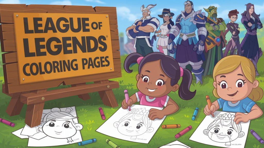 League Of Legends Coloring Pages - Download Free PDF Printables 🛡️🕹️ ...