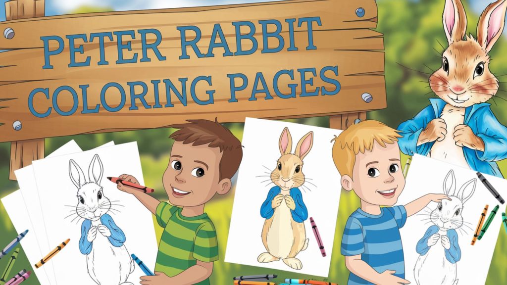 Peter Rabbit Coloring Pages - Free PDF Printables For Kids 🐰🥕🐇 ...