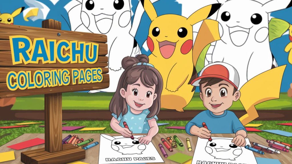Raichu Coloring Pages - Free PDF Printables ⚡🐭🌟 - Children Coloring Pages