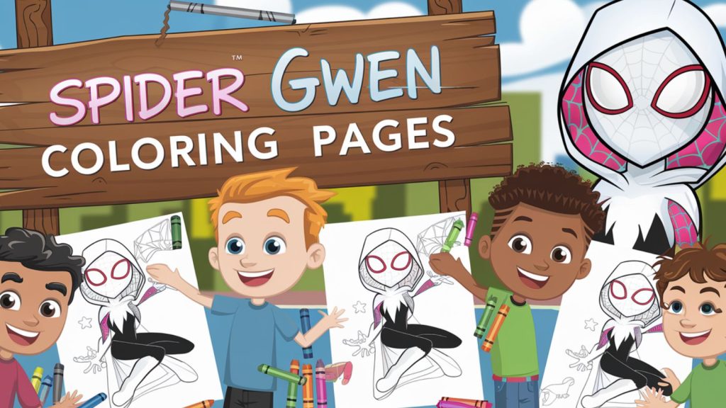 Spider Gwen Coloring Pages - Download Free PDF Printables 🕸️🕷️🦸‍♀️ ...