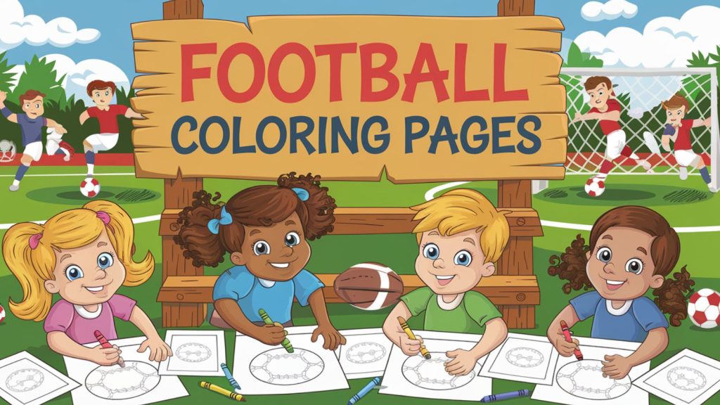 Football Coloring Pages - Free PDF Printables 📄🏈🎨 - Children Coloring Pages